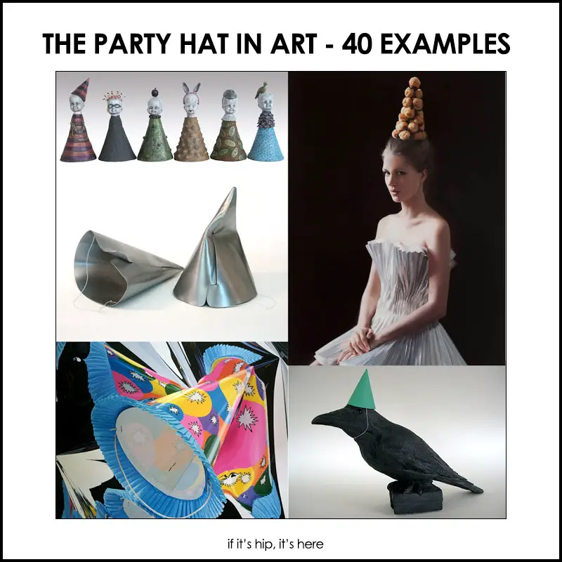 For New Year's Eve, The Party Hat In Art. 40 Festive Examples. - If It ...