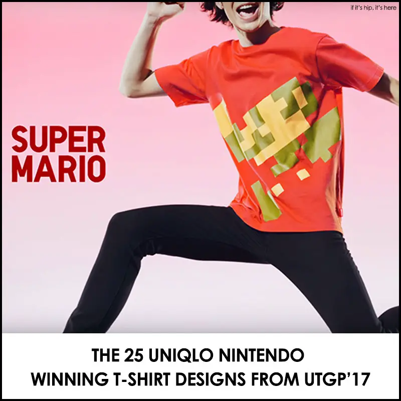 The 25 UNIQLO Winning Nintendo T-Shirt Designs To Be Sold