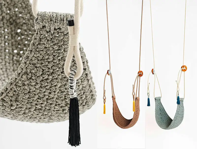 Handmade Crochet Swings by IOTA | If It's Hip, It's Here